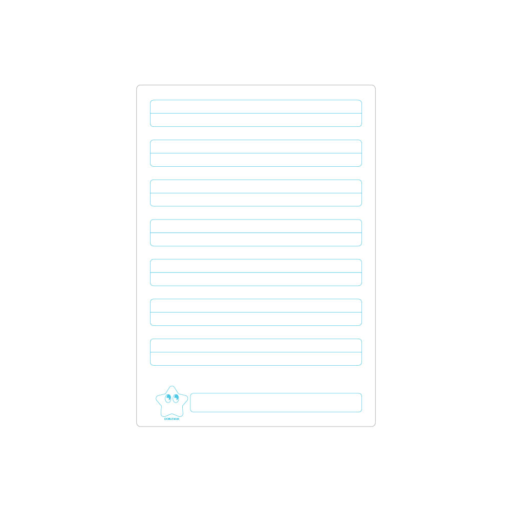 Cuaderno A4 Deluxe Kids 70gr. 80 Hojas Doble Max Amarillo