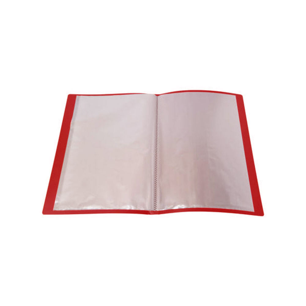 Porta Documentos de 40 Micas Rojo Funcional y Elegante | Nutesa