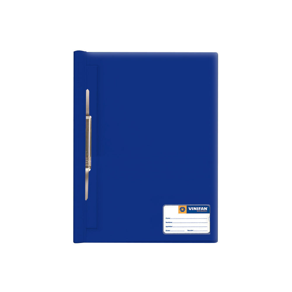 Folder A4 Tapa Transparente Azul Marino | Tienda Nutesa